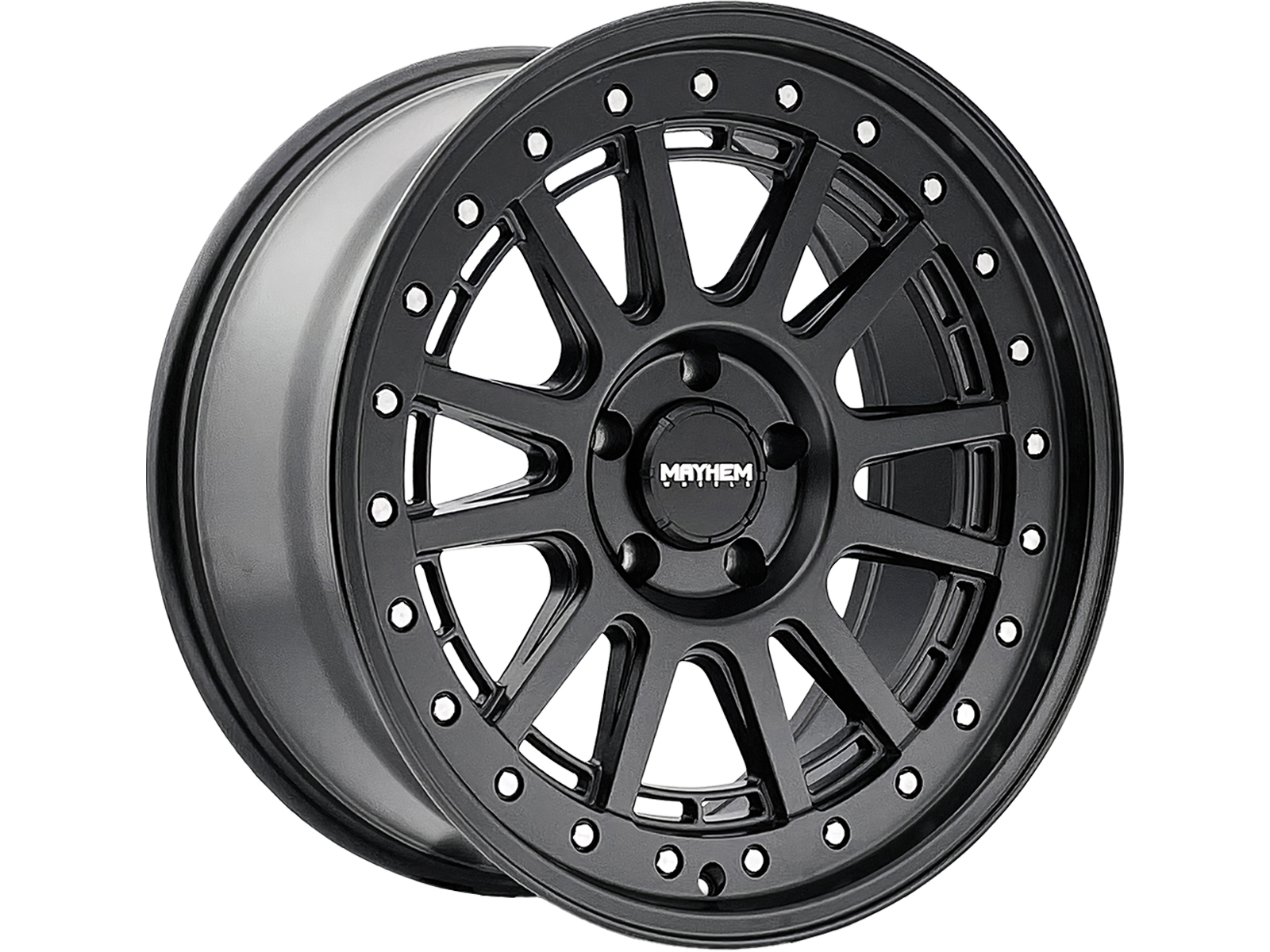 Mayhem Matte Black Compass Wheels | Havoc Offroad