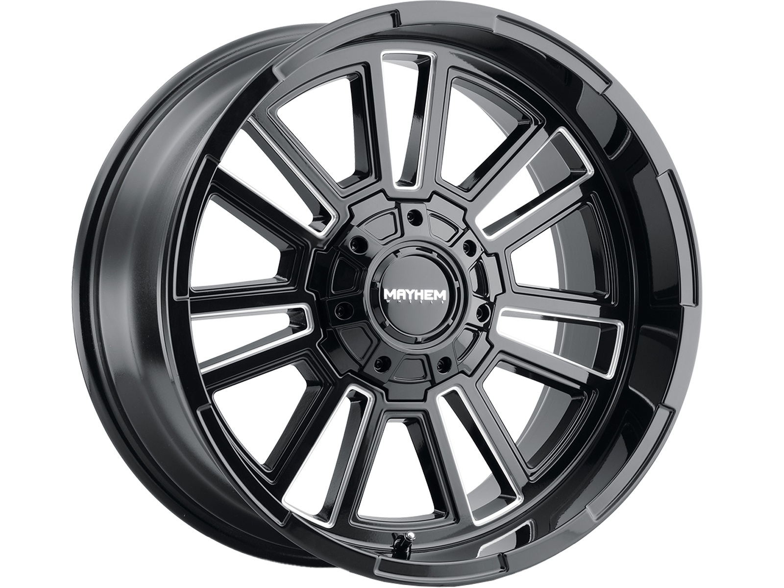 Mayhem Milled Gloss Black Apollo Wheel 8115-2981BM18 | Havoc Offroad