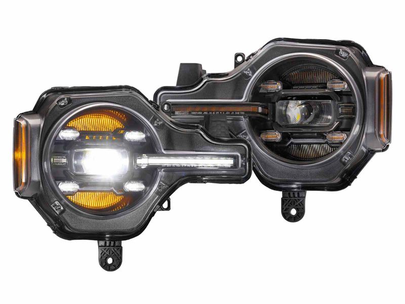 Morimoto XB Black DRL LED Headlights | Havoc Offroad