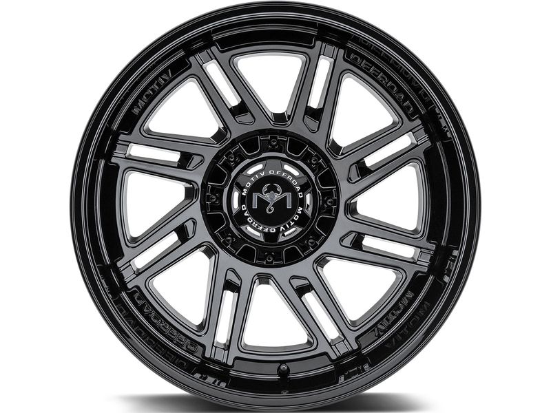 Motiv Gloss Black Millenium Wheels | Havoc Offroad