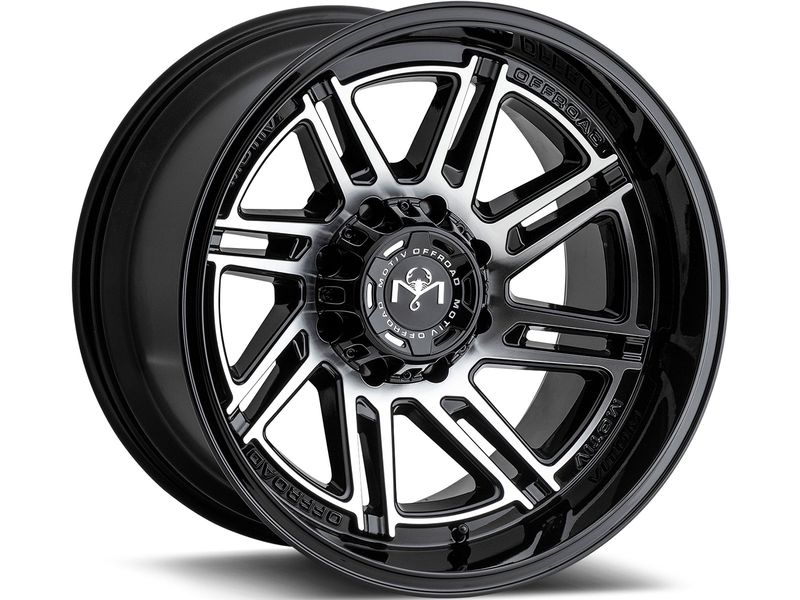 Motiv Machined Gloss Black Millenium Wheels | Havoc Offroad