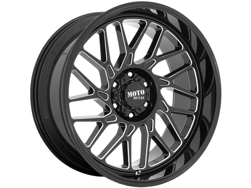 Moto Metal Milled Gloss Black MO805 Predator Wheels | Havoc Offroad