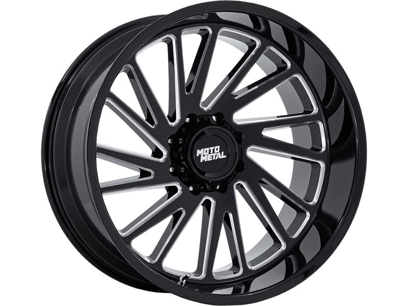 Moto Metal Milled Gloss Black MO811 Combat Wheels | Havoc Offroad