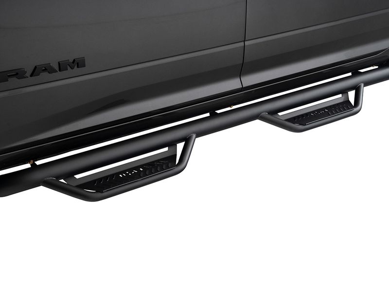 N-Fab Textured Black Cab Length Podium Steps | Havoc Offroad