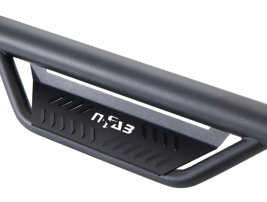 N-Fab Textured Black Cab Length Podium Steps | Havoc Offroad