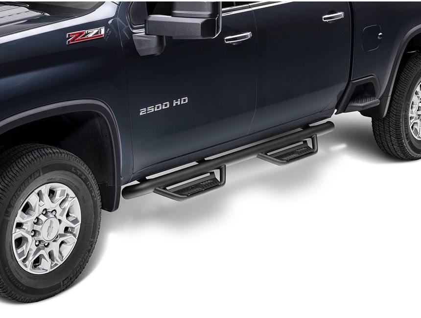 N-Fab Textured Black Cab Length Podium Steps | Havoc Offroad