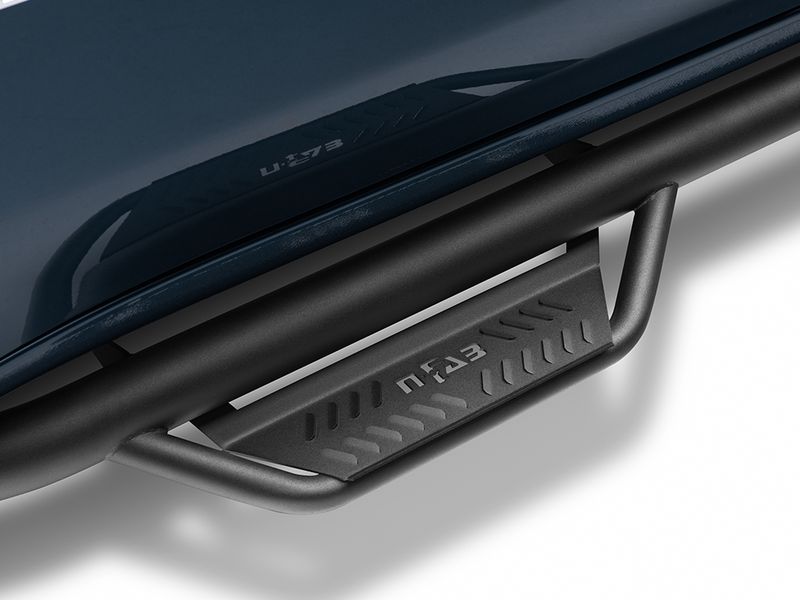 N-Fab Textured Black Cab Length Podium Steps | Havoc Offroad