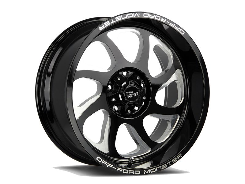 Off-Road Monster Milled Matte Black M22 Wheels | Havoc Offroad