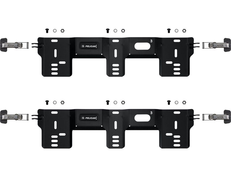 Pelican Cargo Roof Case Mounts - Large RFMT-001LG-BLK | Havoc Offroad