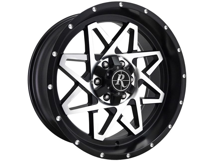 Remington Machined Matte Black Gridlock Wheels | Havoc Offroad