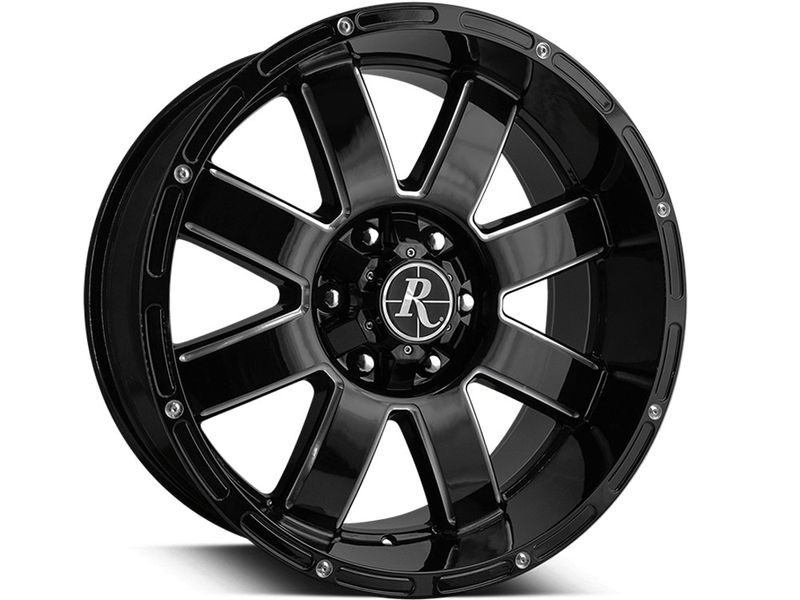 Remington Milled Gloss Black 8-Point Wheels | Havoc Offroad