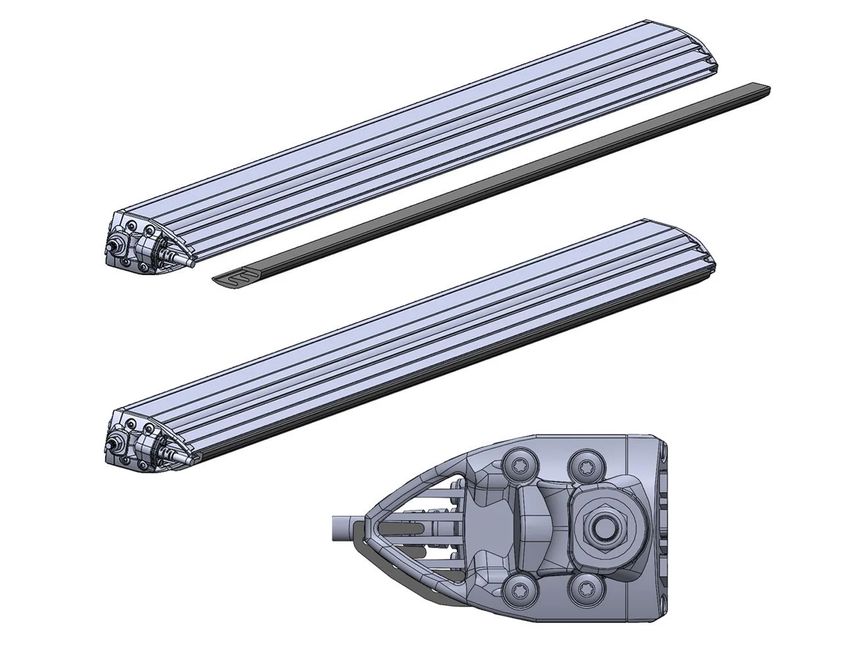 RIGID Industries LED Light Bar Roof Rack Mount Kit RIG-46726 | Havoc ...