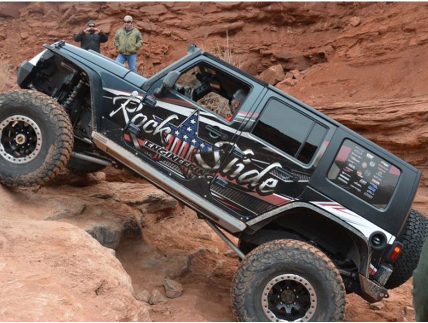 Rock Slide Engineering Step Slider Skid Plate RSE-AX-SP-300-JK4 | Havoc ...