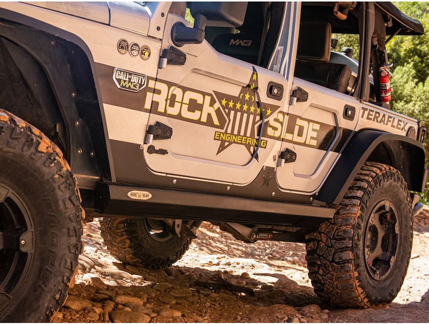 Rock Slide Engineering Gen 3 Step Sliders - JK 4-Door Kit BD-SS-300-JK4 ...