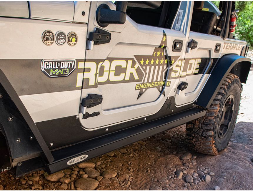 Rock Slide Engineering Gen 3 Step Sliders - JK 4-Door Kit BD-SS-300-JK4 ...