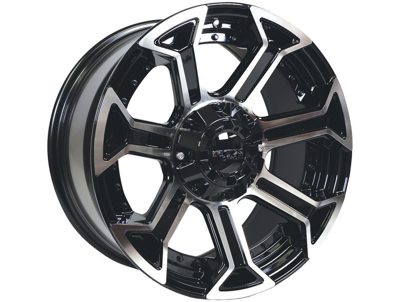 RTX Off-Road Machined Gloss Black Peak Wheels | Havoc Offroad