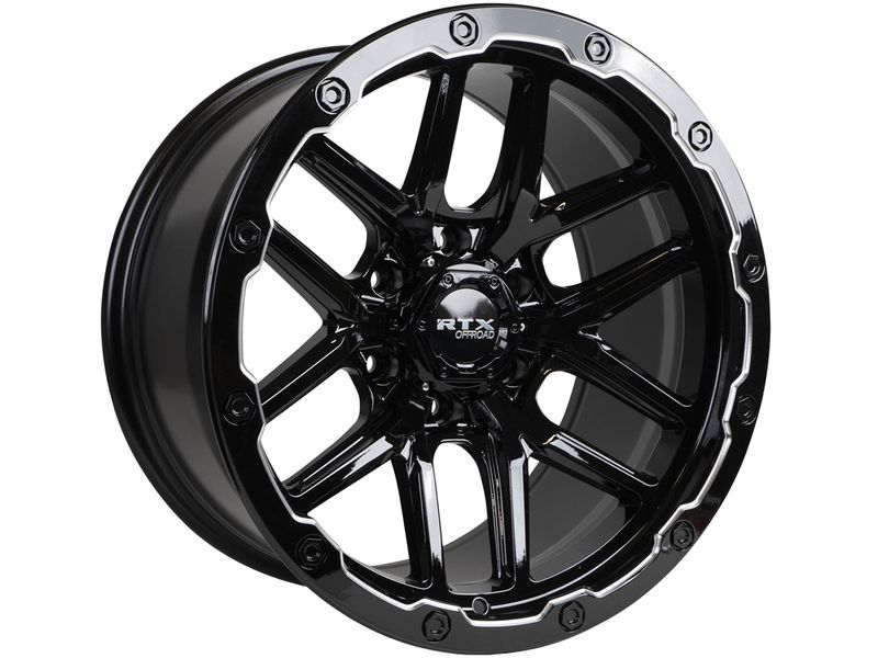 RTX Off-Road Milled Gloss Black Volcano Wheels | Havoc Offroad