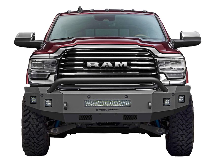 Steelcraft Fortis HD Bullnose Front Bumper 71-12280HP | Havoc Offroad