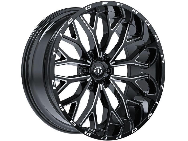 TIS Milled Gloss Black 565 Wheels | Havoc Offroad