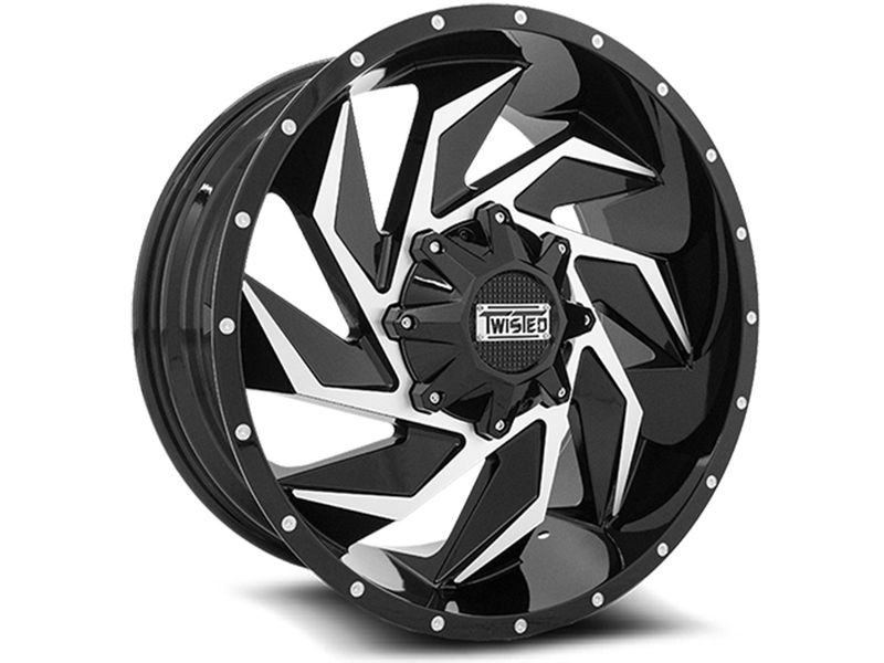 Twisted Off-Road Machined Black Vixon Wheels | Havoc Offroad