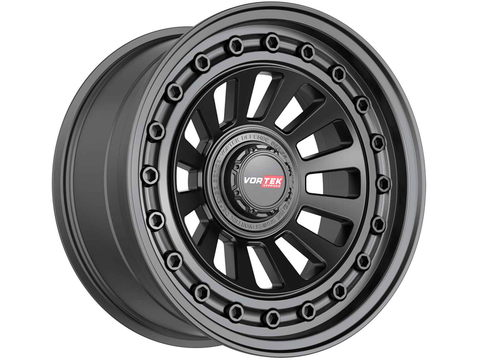 Vortek Matte Black VRD-702 Wheel 7021795412MB | Havoc Offroad