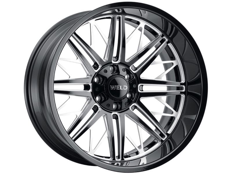 Weld Off-Road Milled Gloss Black Cascade Wheels | Havoc Offroad