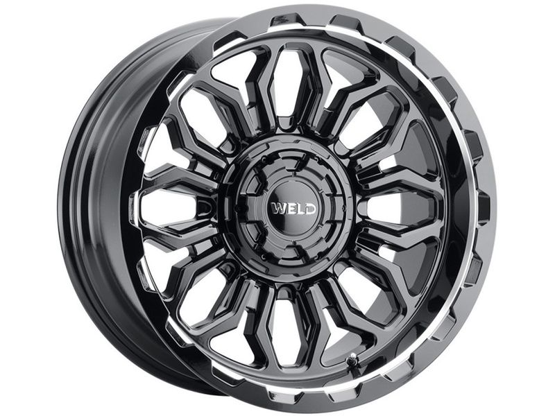 Weld Off-Road Milled Gloss Black Flare Wheels | Havoc Offroad