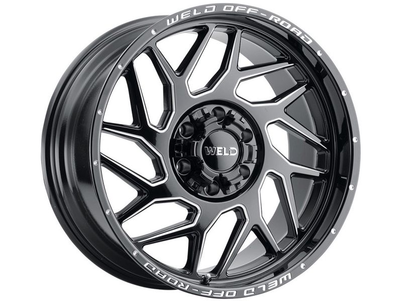 Weld Off-Road Milled Gloss Black Fulcrum Wheels | Havoc Offroad