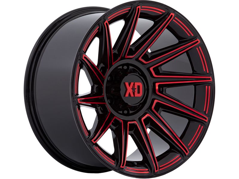 XD Black & Red XD867 Specter Wheels | Havoc Offroad
