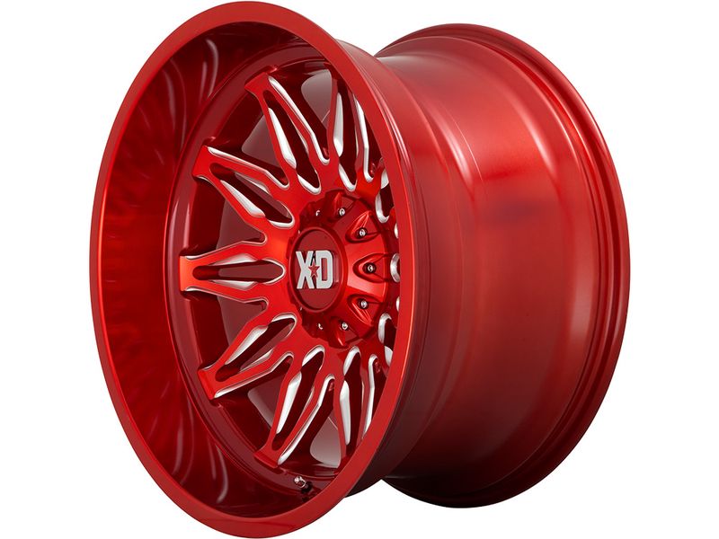 XD Series Milled Red XD859 Gunner Wheels | Havoc Offroad