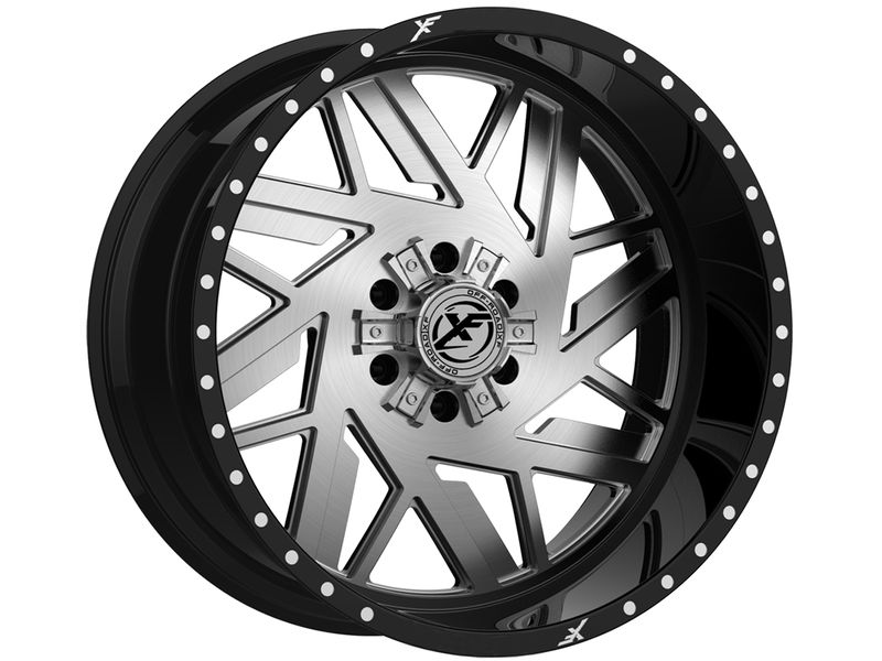 XF Offroad Forged Brushed & Black XFX-306 Wheels | Havoc Offroad