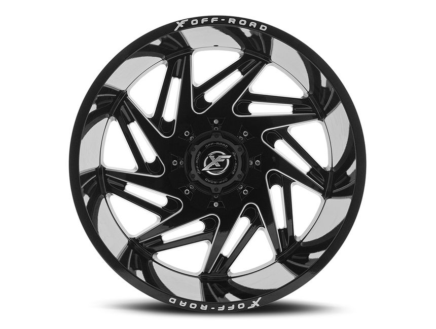 XF Offroad Milled Black XF-203 Wheel XFO-XF-20317981651170-12BM | Havoc ...