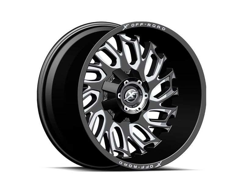 XF Offroad Milled Matte Black XF-207 Wheels | Havoc Offroad
