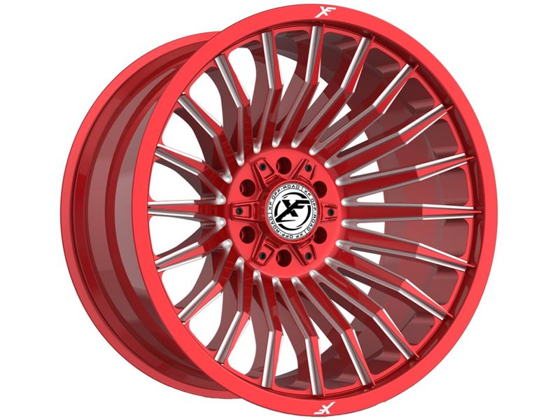 XF Offroad Milled Red XF-231 Wheels | Havoc Offroad